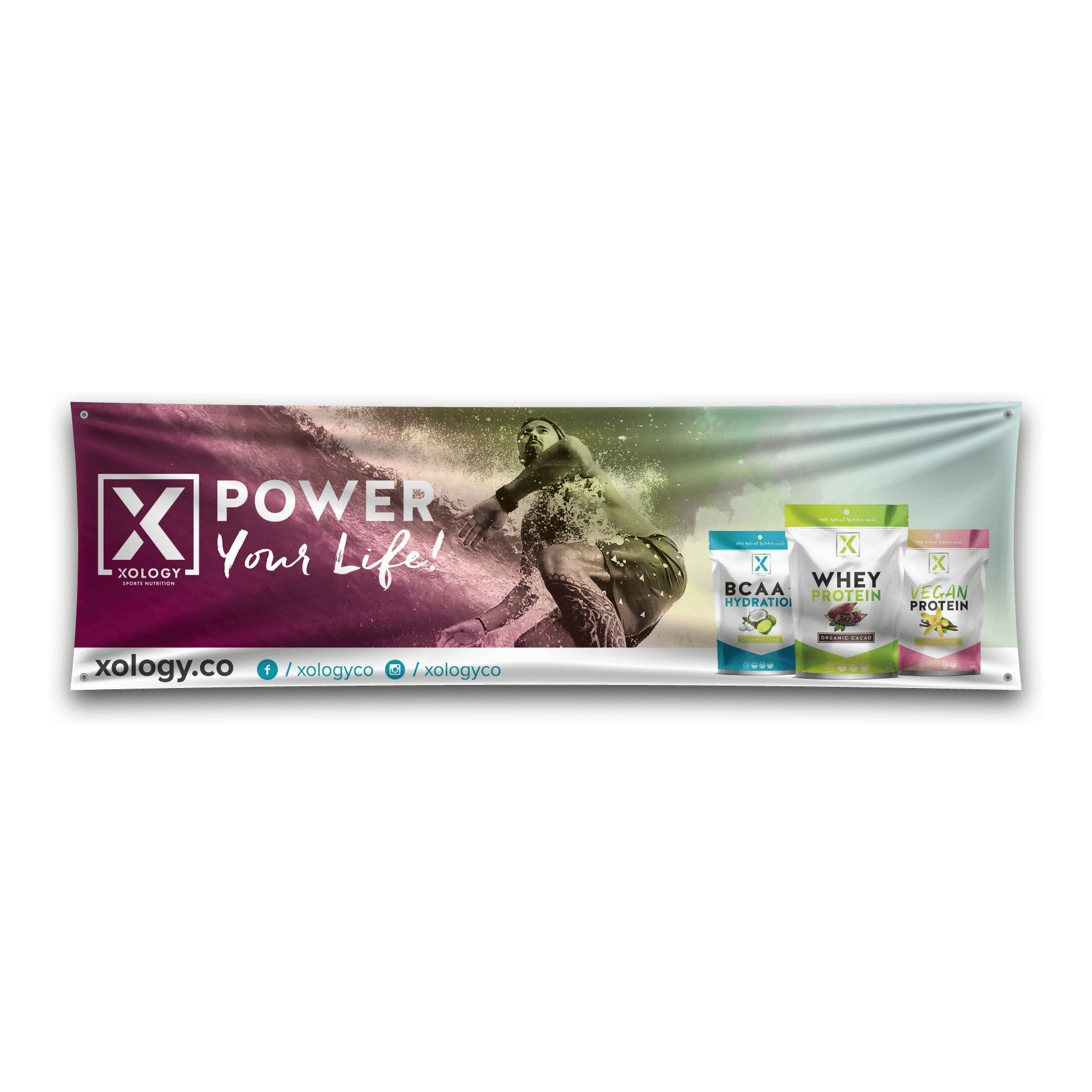 18oz Heavy Duty Outdoor Banner Pole Pocket | SignsRxUSA