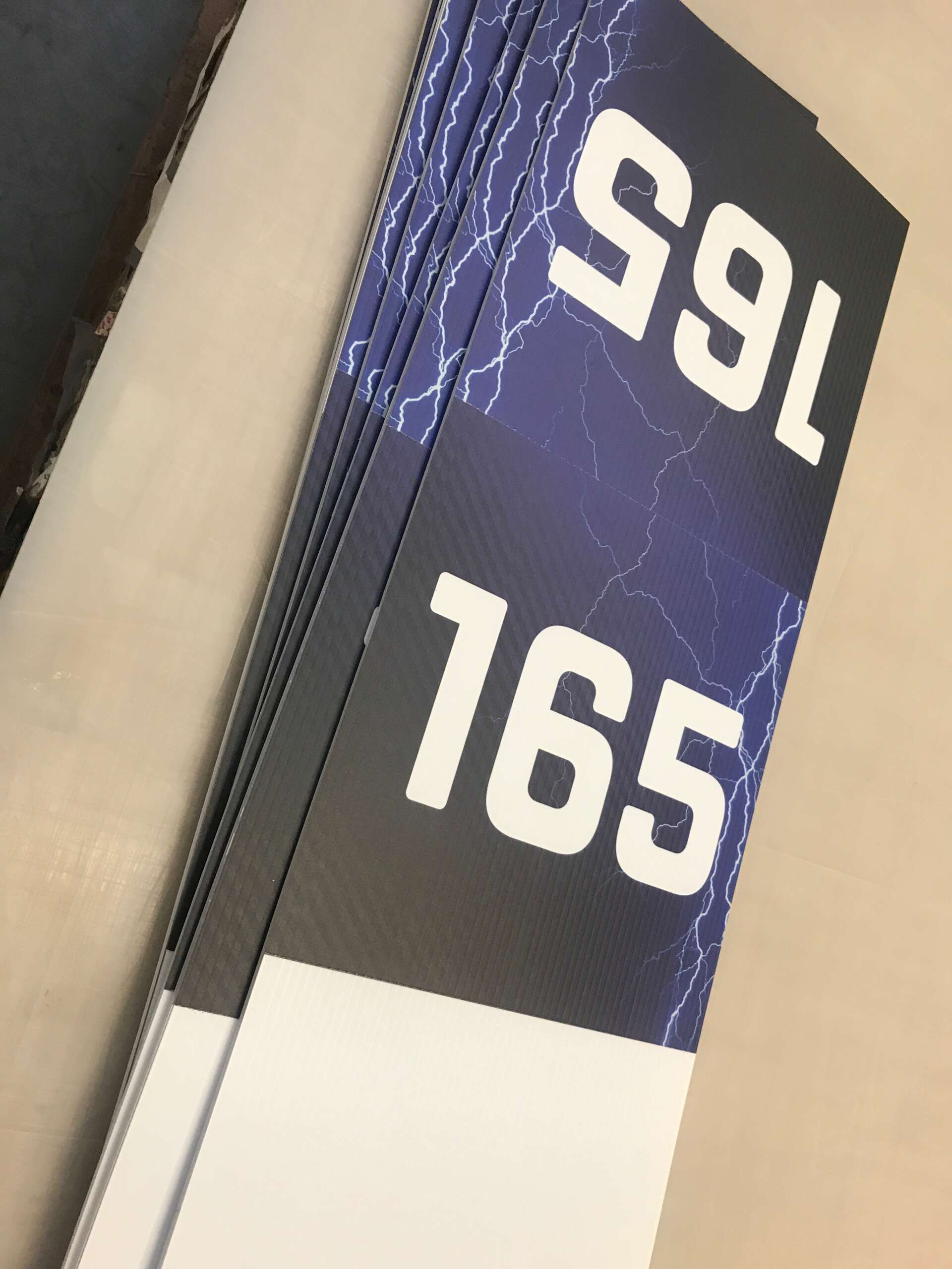 A-Frame Lane Markers for Events | SignsRxUSA