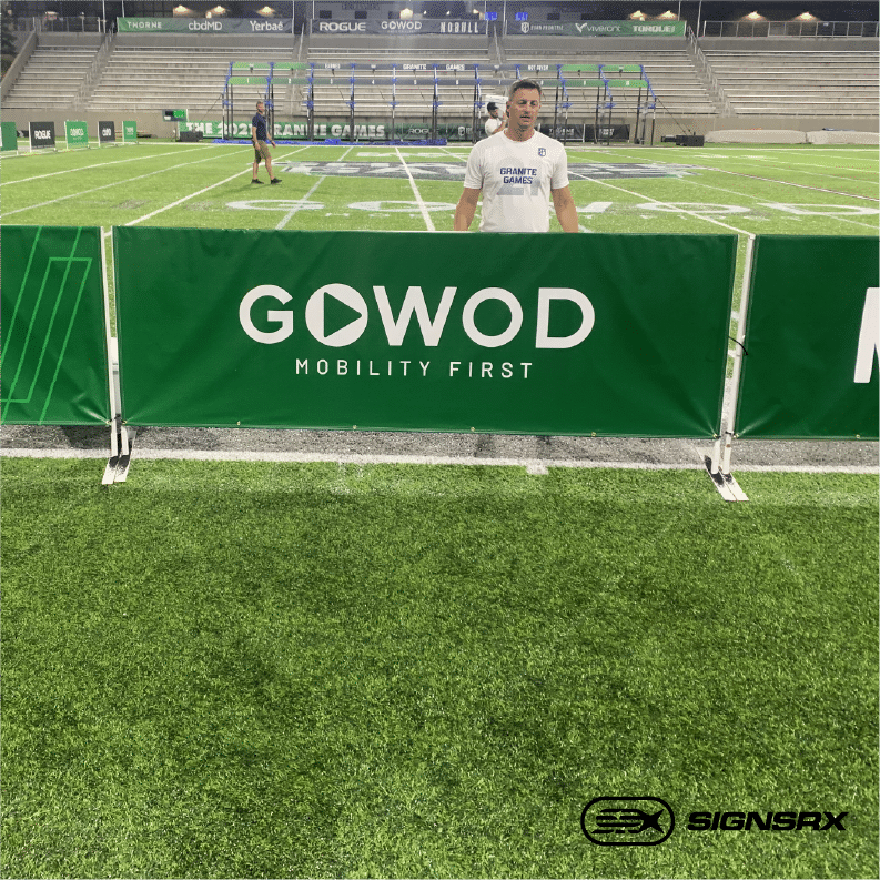 Custom Barricade Banners for Events & Branding | SignsRxUSA