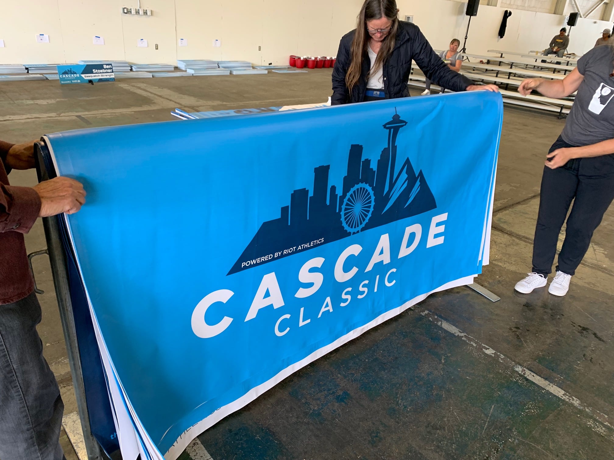 Custom Barricade Banners for Events & Branding | SignsRxUSA
