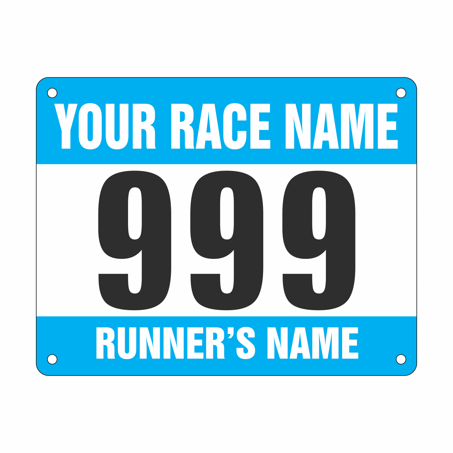 Custom Race Bibs for Events & Competitions | SignsRxUSA