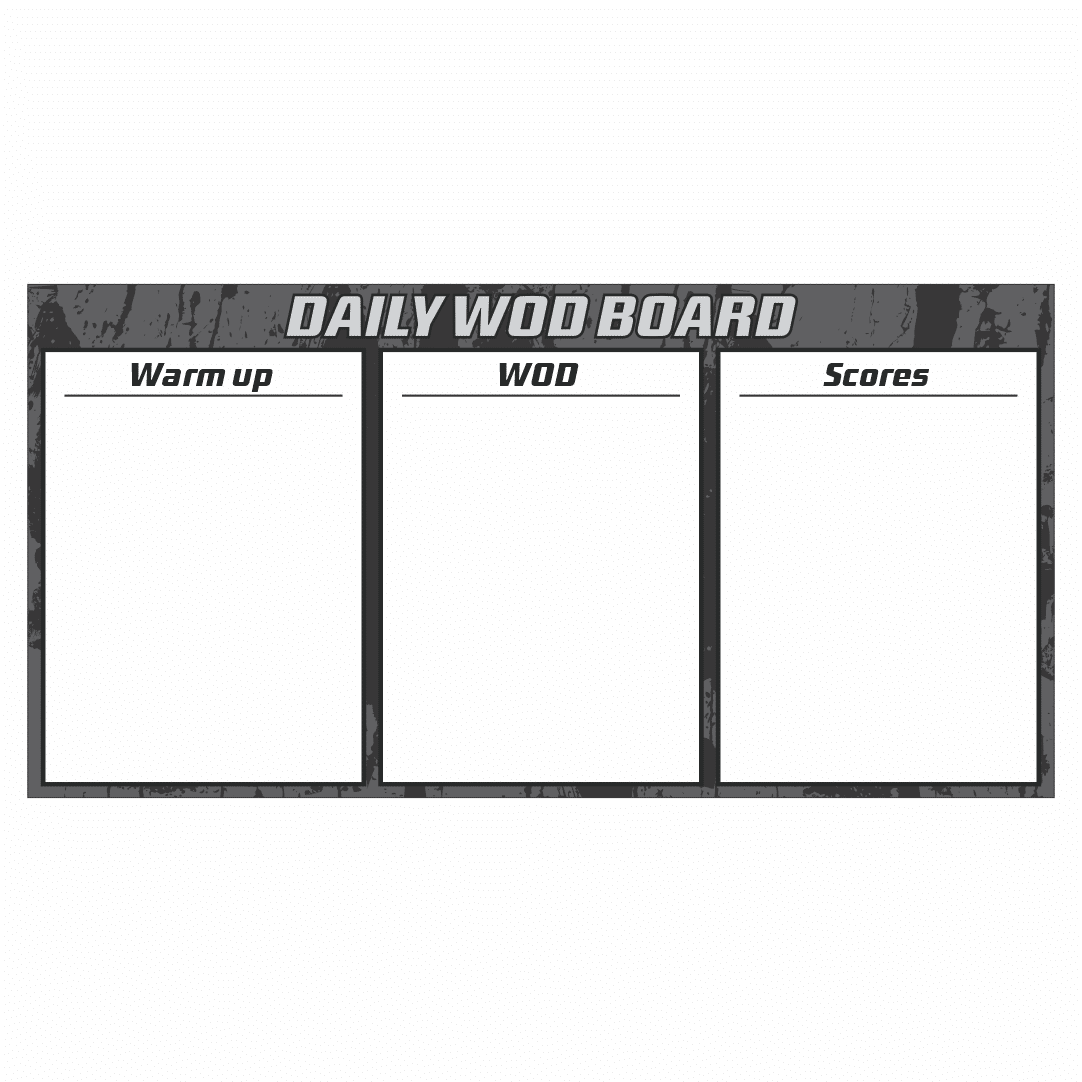 Daily WOD Dry Erase Board | SignsRxUSA