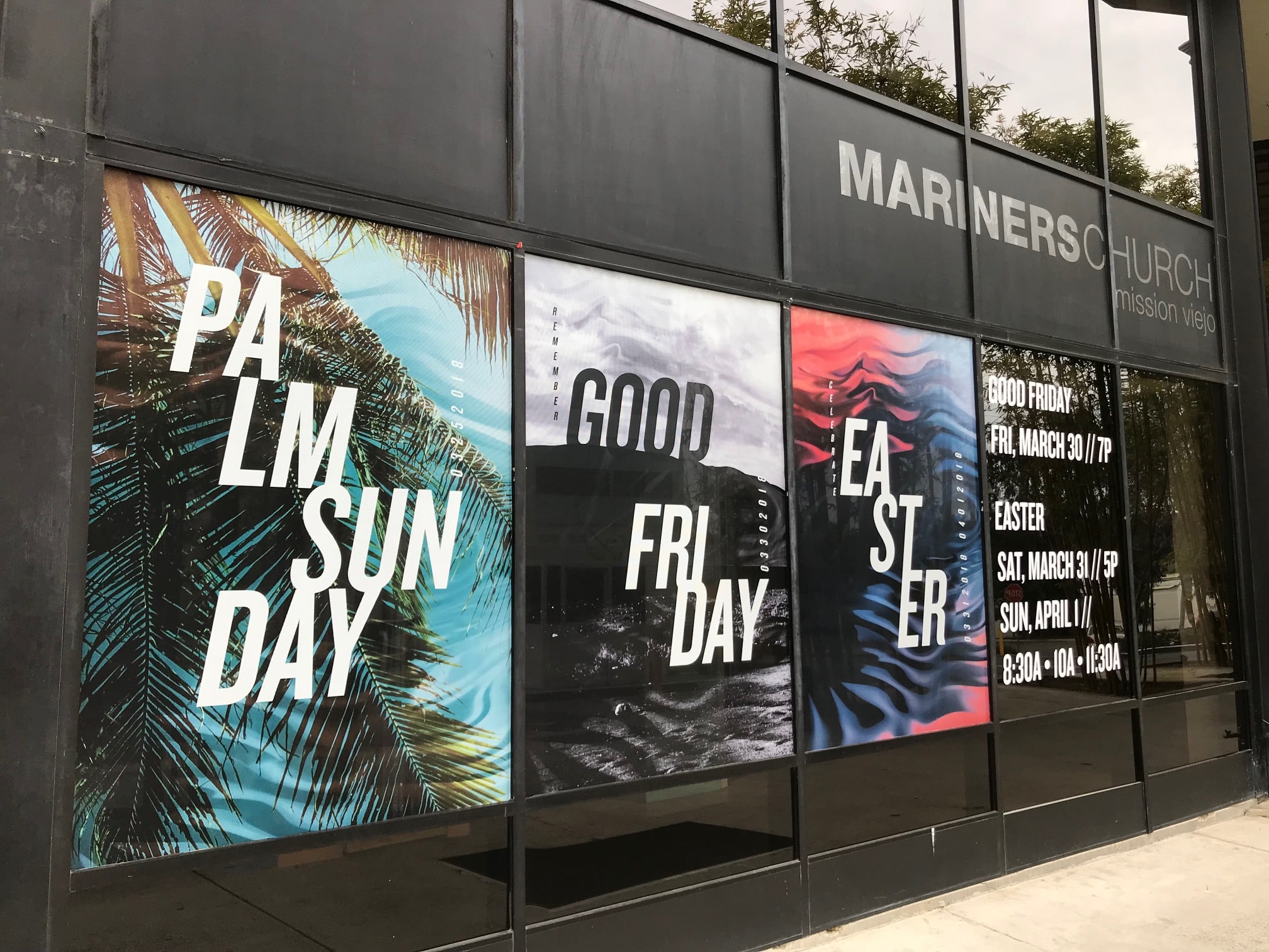 Perforated Window Vinyl for Storefronts | SignsRxUSA
