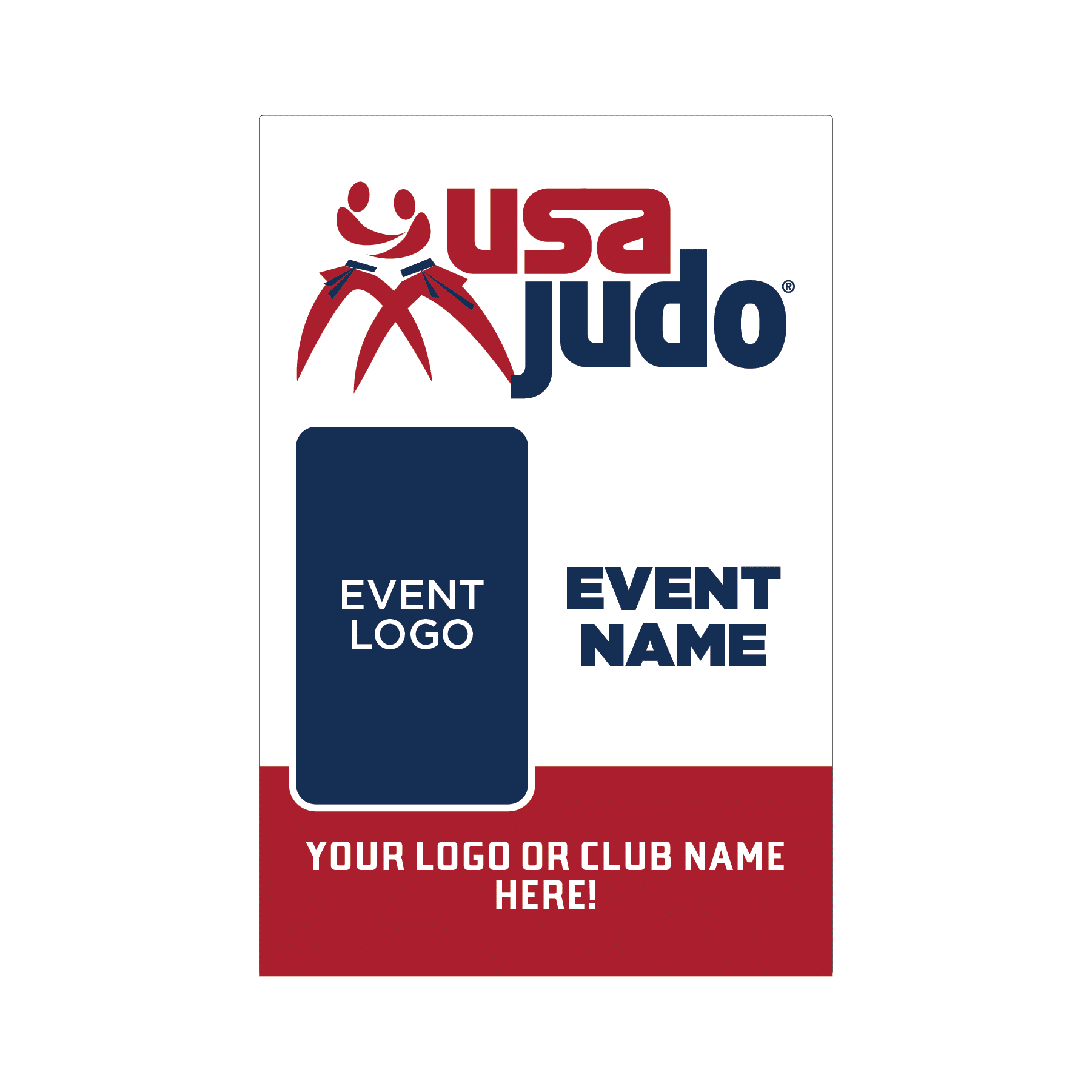 USA Judo Sanctioned Event Banner | SignsRxUSA