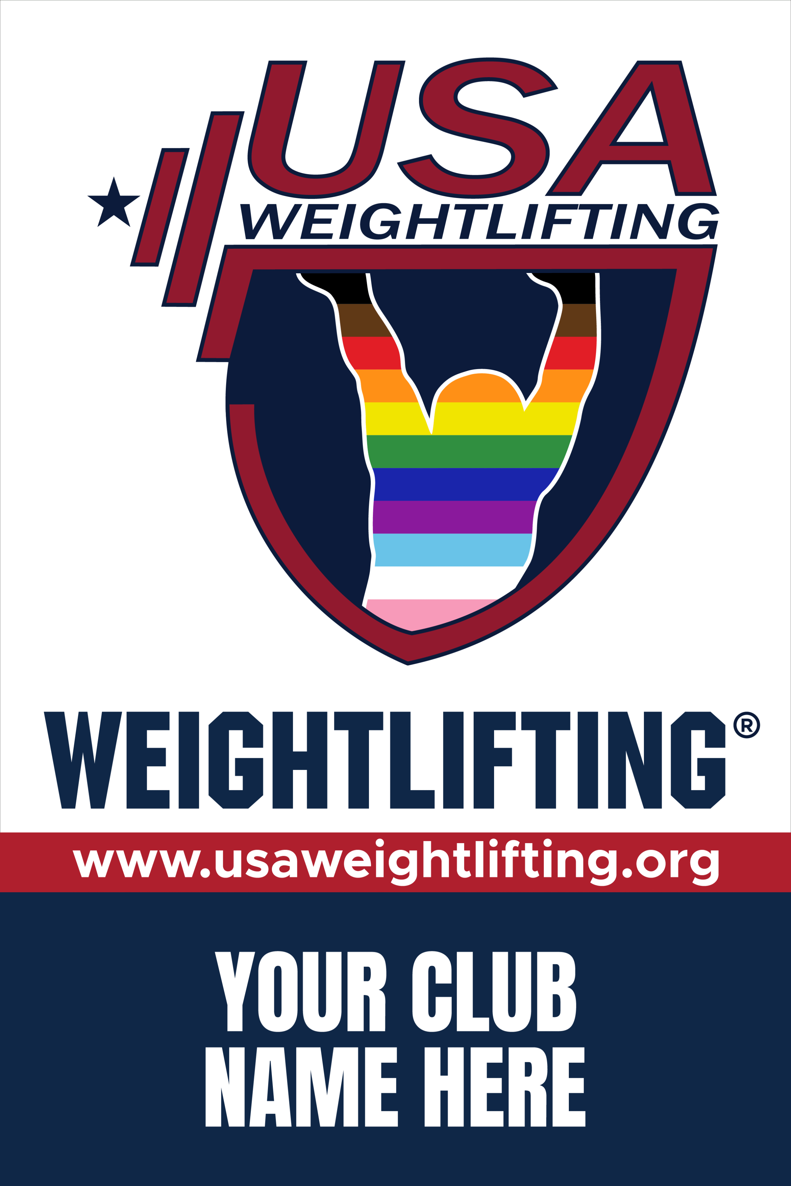 USAW 13oz Pride Banner | SignsRxUSA