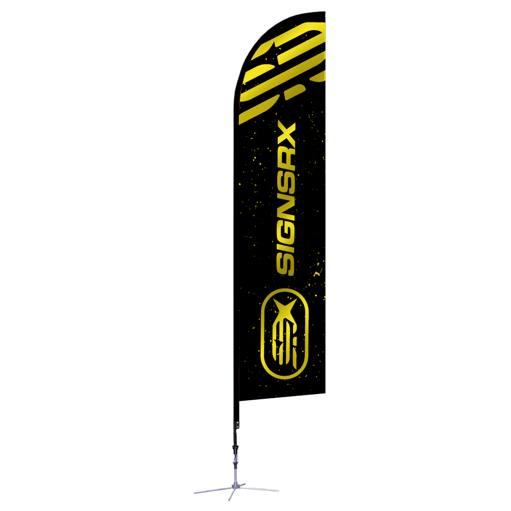 14ft Large Feather Angled Flag - SignsRX