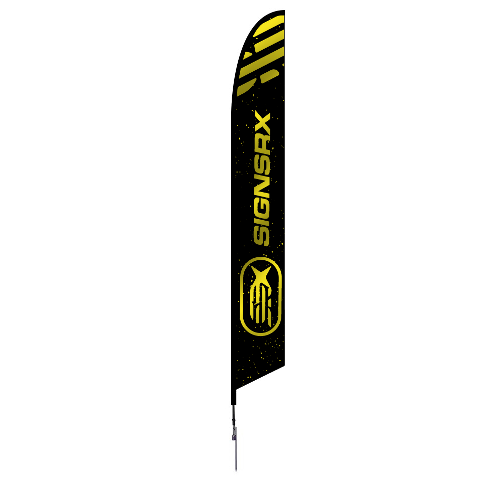 18ft X-Large Feather Angled Flag - SignsRX