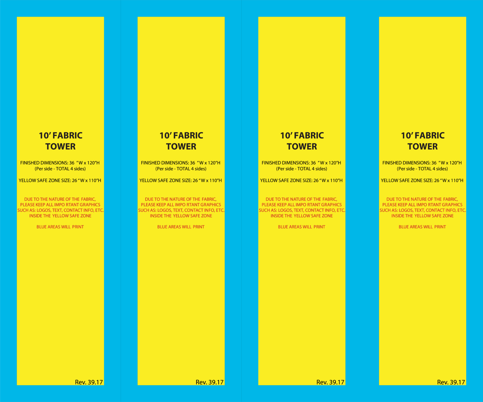 10ft Fabric Display Tower - SignsRX