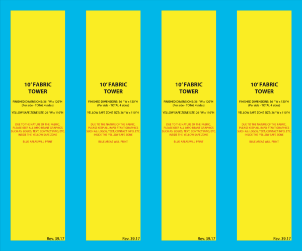 10ft Fabric Display Tower - SignsRX