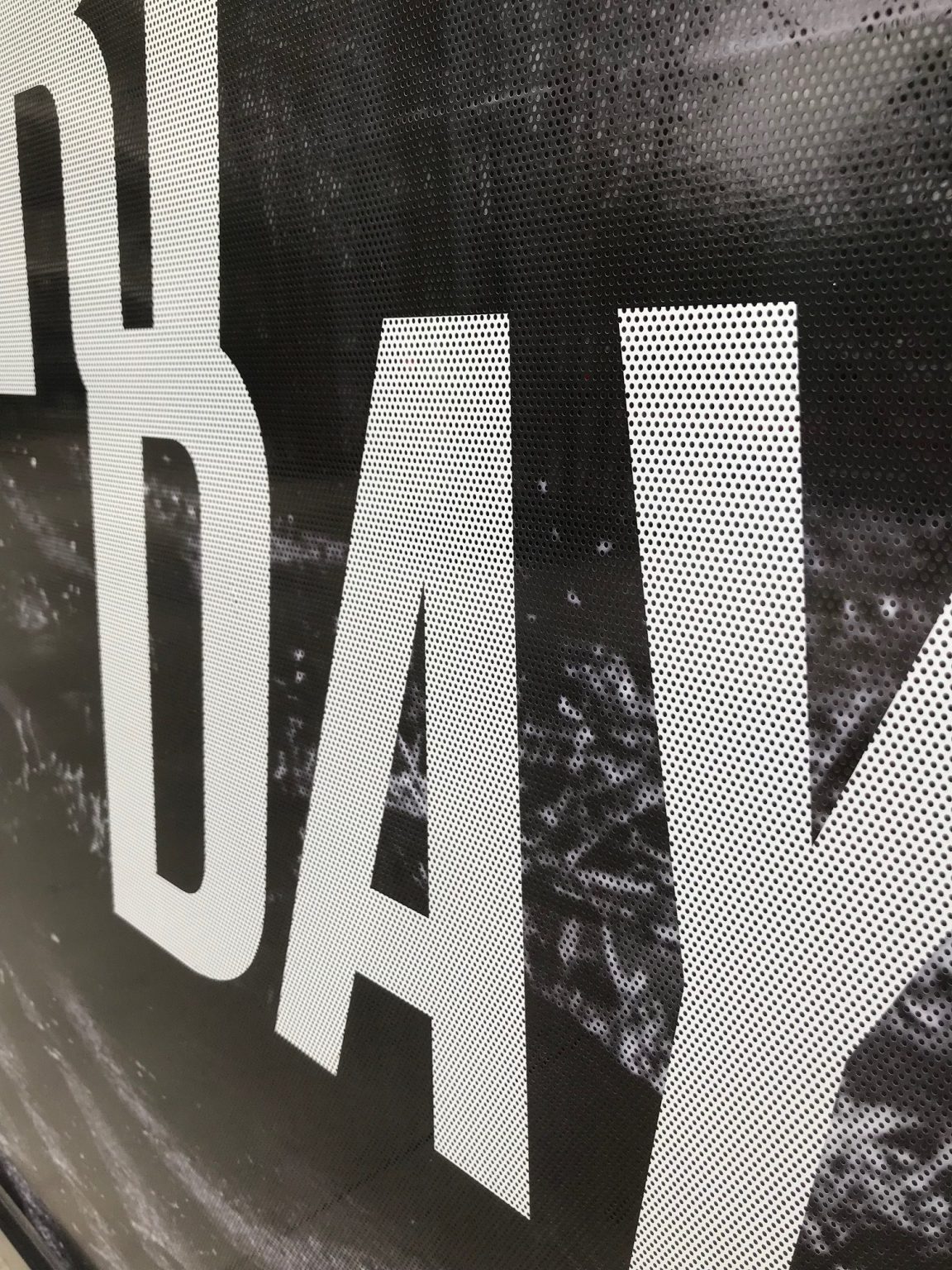 Perforated Window Vinyl - SignsRX