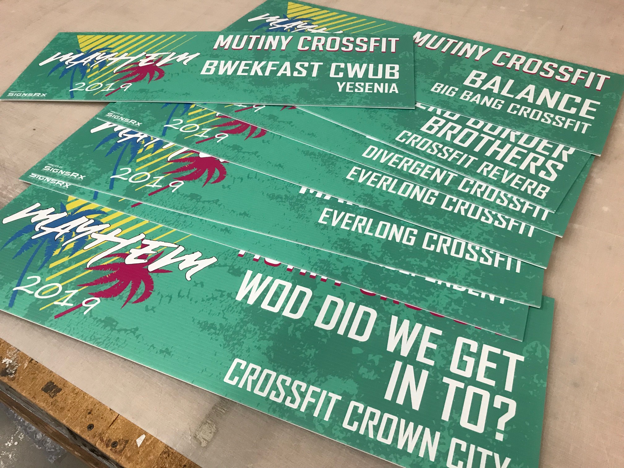 Competition Name Plates - SignsRX