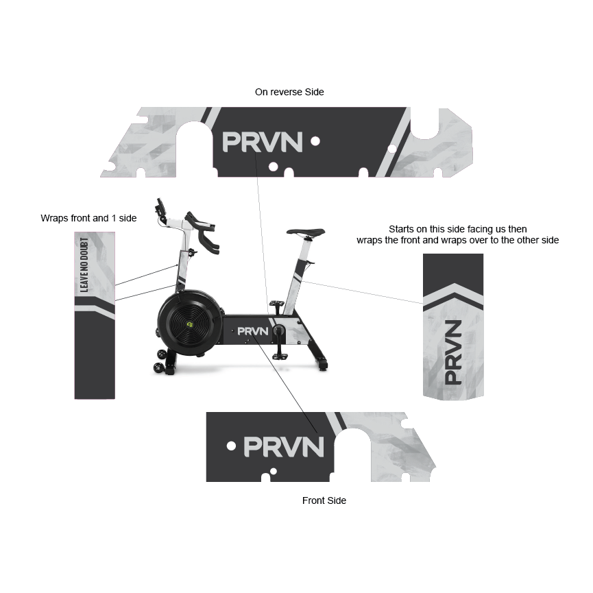 PRVN Erg Bike Decals - SignsRX