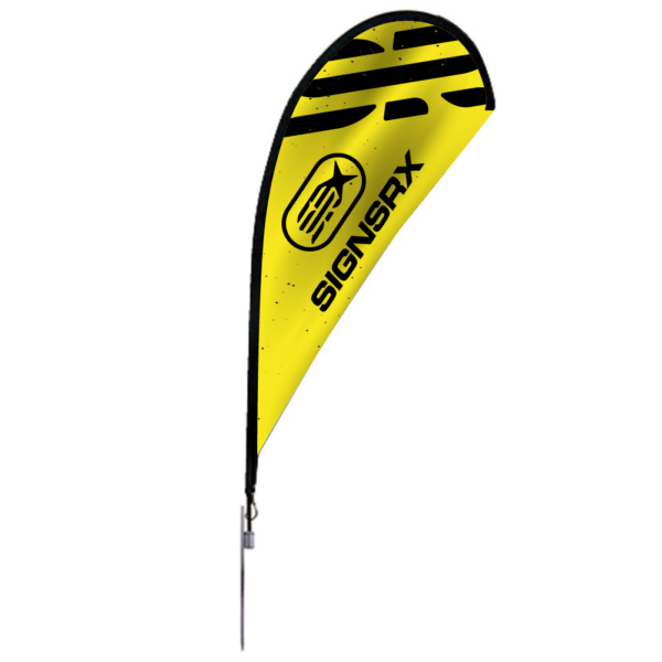 7ft Small Teardrop Flag - SignsRX