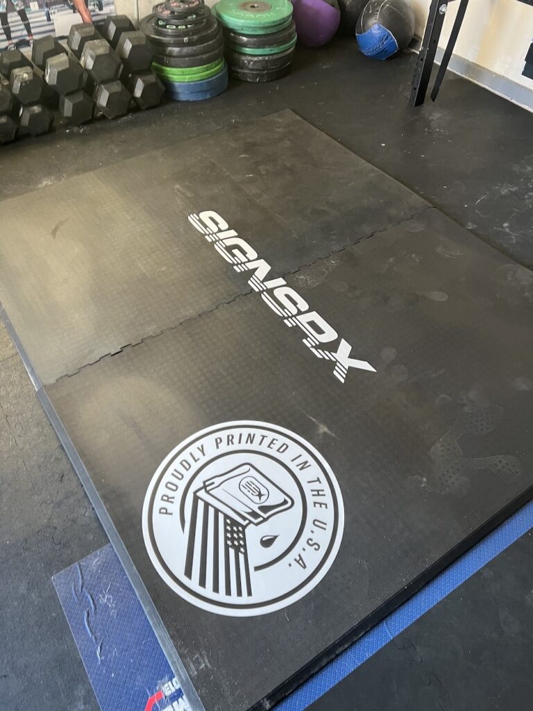 Weightlifting Platform with Decal - SignsRX