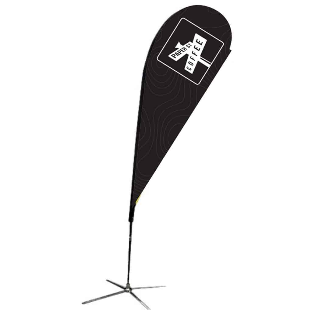 Large Teardrop Flag - 11.2ft Durable and Vibrant Outdoor Display